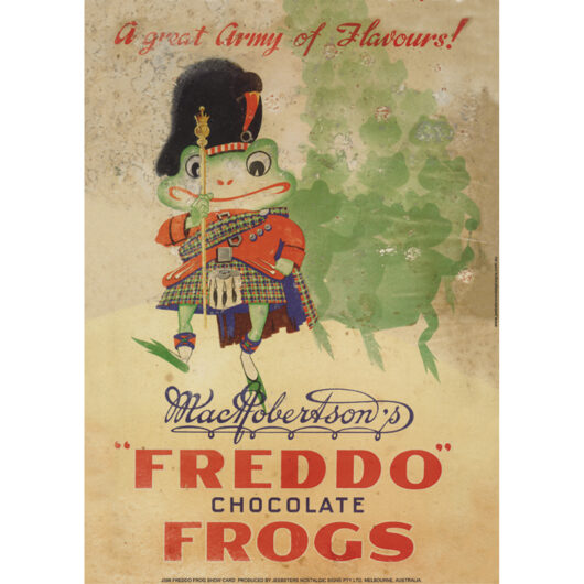 MacRobertsons Freddo Frogs – Jeebsters Nostalgic Signs